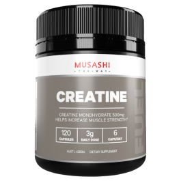 Musashi Creatine 120 Capsules | Fitch's Pharmacy
