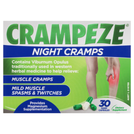 Crampeze Leg Cramps & Spasms 30 Capsules - Fitch's Pharmacy Online ...