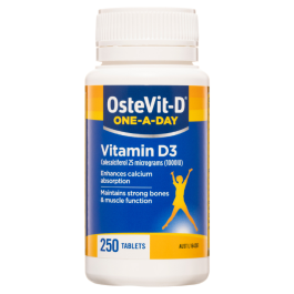 Ostevit D Vitamin D3 1000IU 250 Tablets - Fitch's Pharmacy Online ...